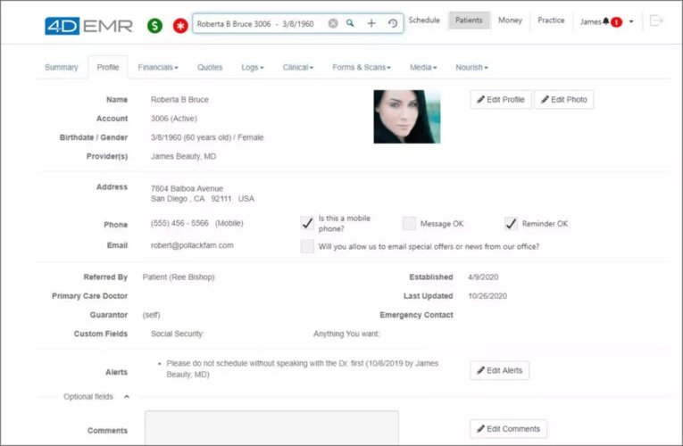 4D EMR - EMR Pricing, Demo & Comparison Tool
